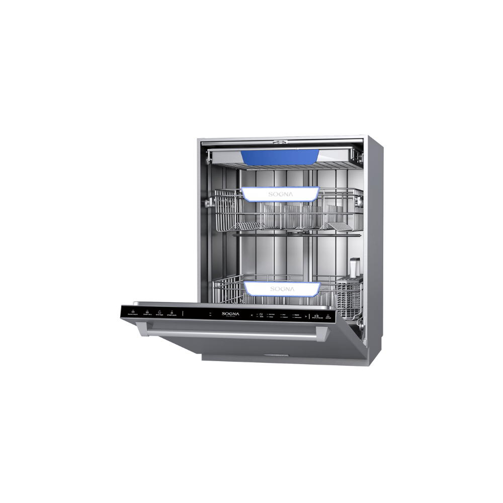 LAVA-LOUÇA SOGNA SENSE DE EMBUTIR E REVESTIR 15 SERVIÇOS 60CM 220v SDW60-15